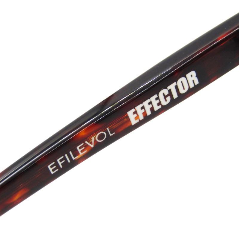EFFECTOR 未使用 × EFILEVOL エフェクター エフィレボル サングラス AW2 エーダブル2 ボストン 8mm生地 日本製 TUR トートイズ 50016255 : クラシック ...