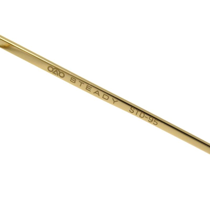 未使用 STEADY ステディ メガネフレーム STD-95 オーバル メタル 日本製 C-1 GOLD/BEIGE 50016362 :50016362:クラシック - 通販 - Yahoo ...
