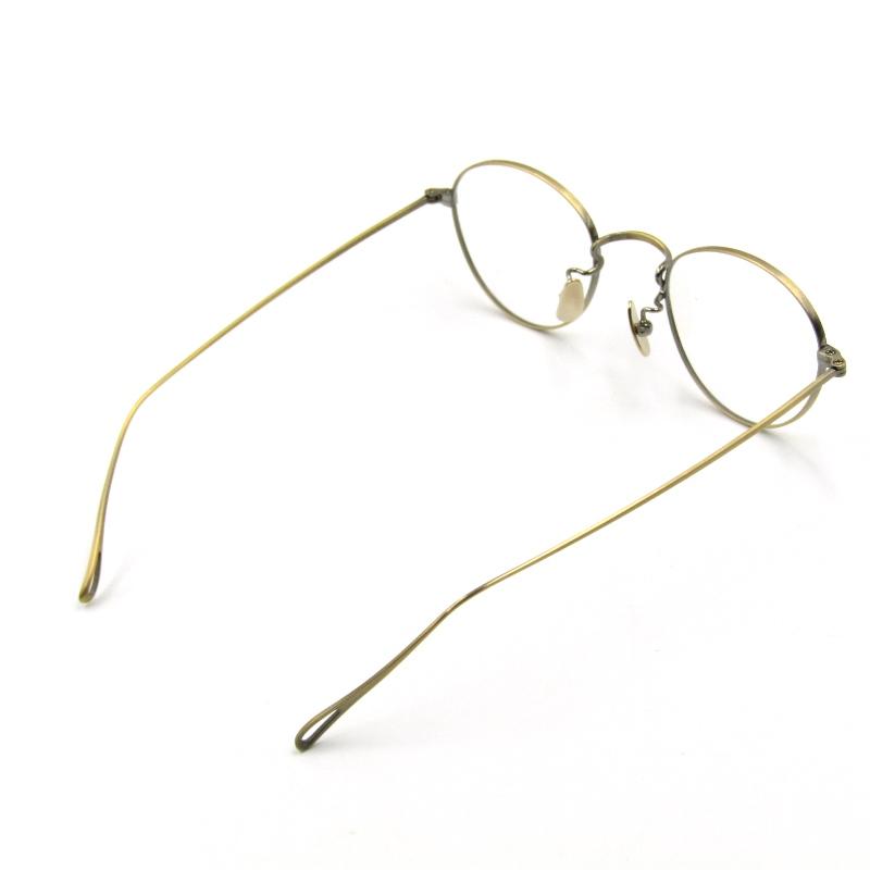 未使用 STEADY ステディ メガネフレーム STD-67 ボストン メタル 日本製 C-8 ANTIQUE GOLD/BROWN 50016363 : 50016363 : クラシック ...