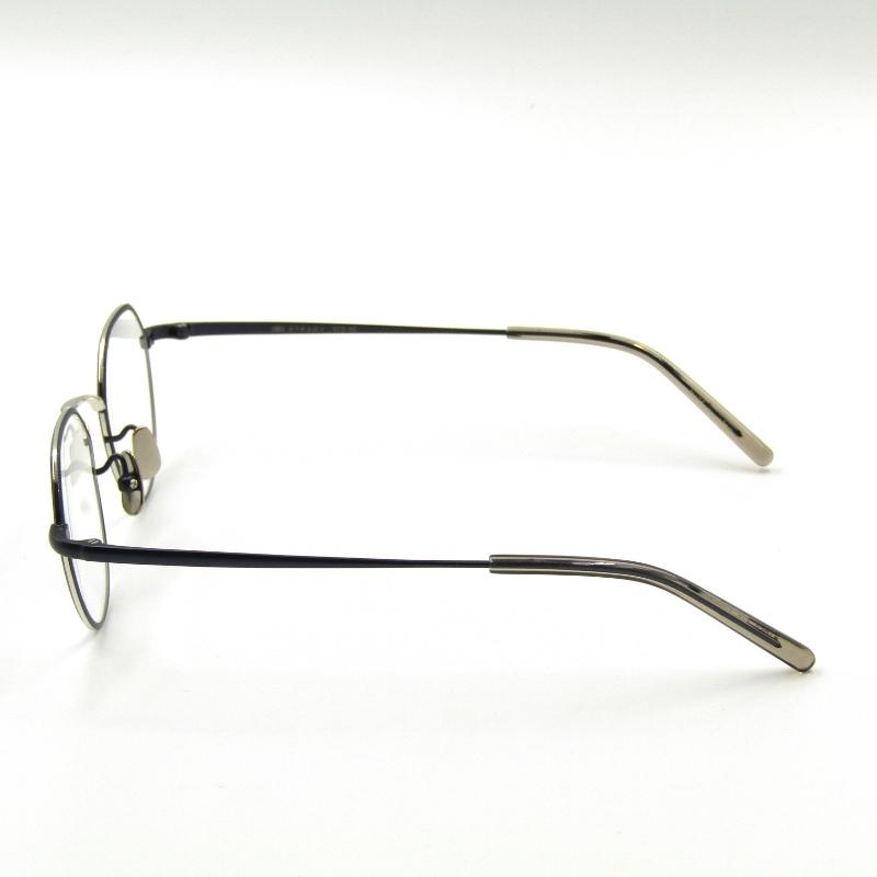 未使用 STEADY ステディ メガネフレーム STD-96 クラウンパント メタル 日本製 C-5 NAVY/SILVER 50016371 : クラシック - 通販 - Yahoo!ショッピング