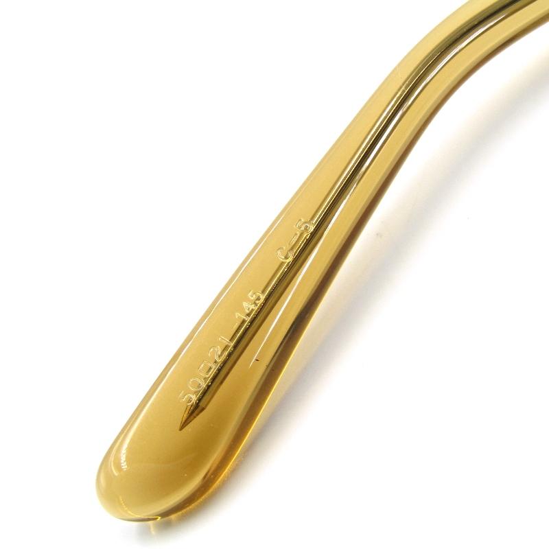 未使用 STEADY ステディ サングラス STD-90 21AW サーモント ブロウ スクエア 日本製 C-5 Clear Brown / Antique Gold 50016377 : ...