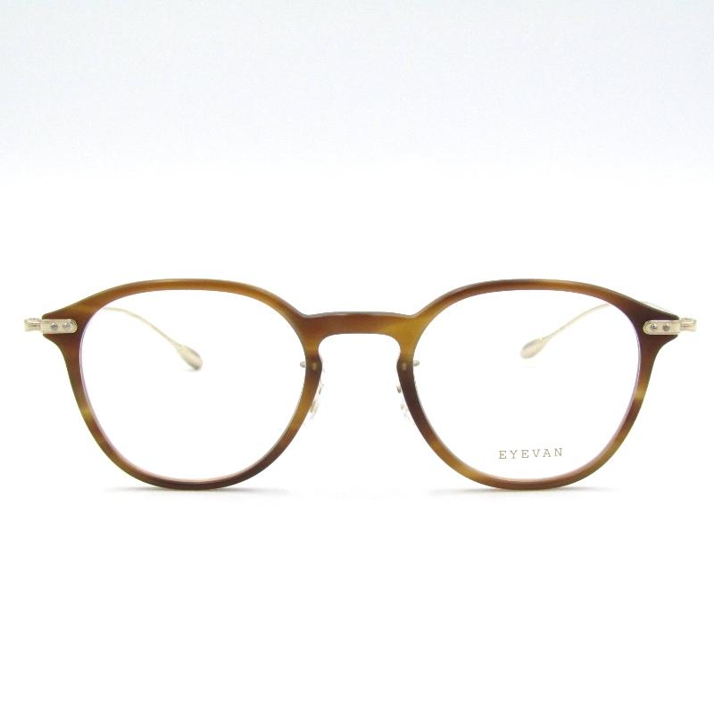 未使用 EYEVAN アイヴァン メガネフレーム Bryan ブライアン ボストン ティアドロップ コンビ 日本製 MSYM マットシカモア 50016448 : クラシック - 通販 ...