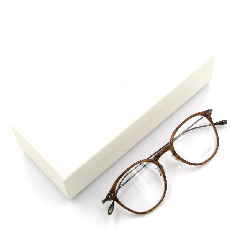 未使用 EYEVAN アイヴァン メガネフレーム Bryan ブライアン ボストン ティアドロップ コンビ 日本製 WPI ブラウン/ピンクササ 50016449 : クラシック - 通販 ...