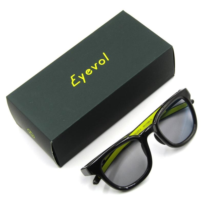 未使用 Eyevol アイヴォル サングラス WINZELER II XL BK-LY-MBL PL-M.BLU 偏光 スクエア 日本製 ブラック/イエロー 50016602 : クラシック ...