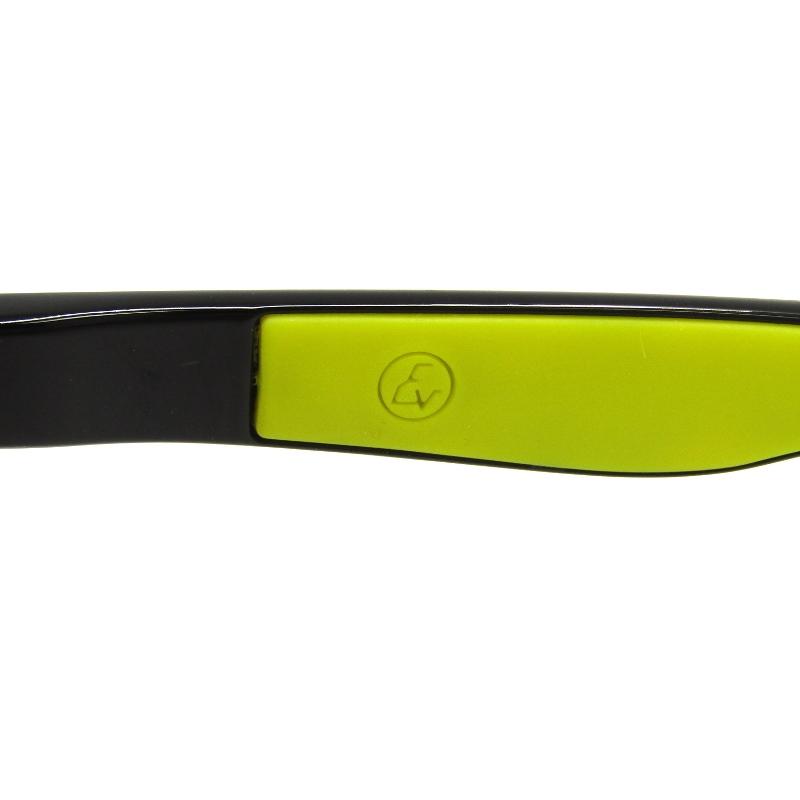 未使用 Eyevol アイヴォル サングラス WINZELER BK-LY-DK.GRY ウィンゼラー スクエア 日本製 ブラック/イエロー ...