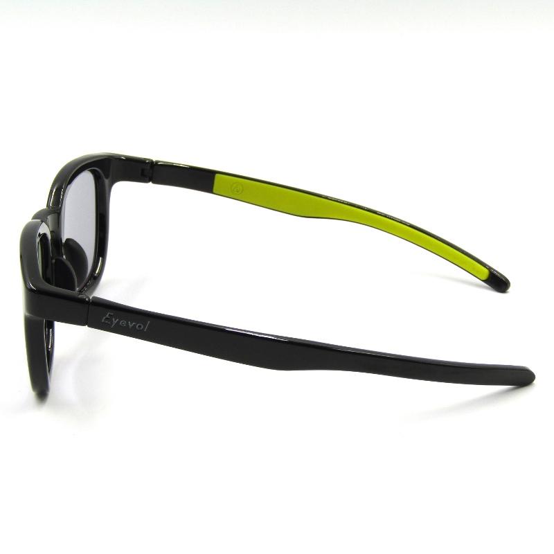 未使用 Eyevol アイヴォル サングラス WINZELER II XL BK-LY-MBLPL-M.BLU PL スクエア 偏光 日本製 ブラック/イエロー 50016607 ...