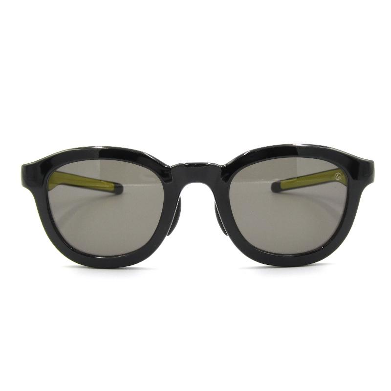 未使用 Eyevol アイヴォル サングラス RYS II BK-LY-DK.GRY ライズ2 スクエア/ウェリントン 日本製 ブラック/イエロー 50016620 :50016620 ...