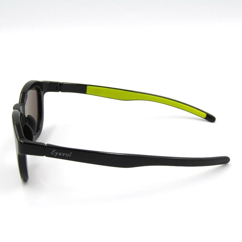 未使用 Eyevol アイヴォル サングラス RYS II BK-LY-DK.GRY ライズ2 スクエア/ウェリントン 日本製 ブラック/イエロー 50016620 :50016620 ...