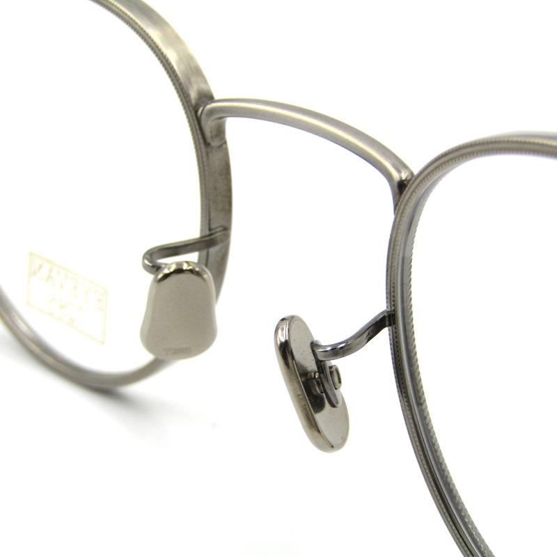 未使用 EYEVAN7285 アイヴァン7285 メガネフレーム 215 パント ボストン 日本製 80112 アンティークシルバー/クリアベージュ 50016890 : クラシック - 通販 ...