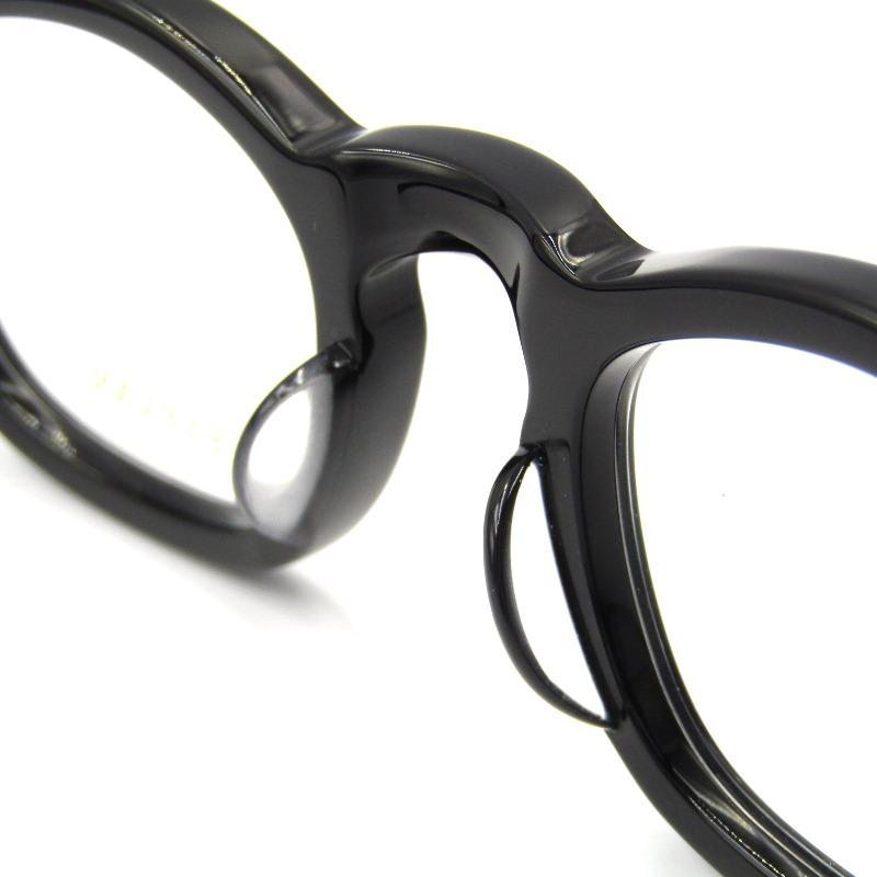 未使用 EYEVAN アイヴァン メガネフレーム Sadler 45 サドラー パリジャン 日本製 PBK ピアノブラック 50016903 ...