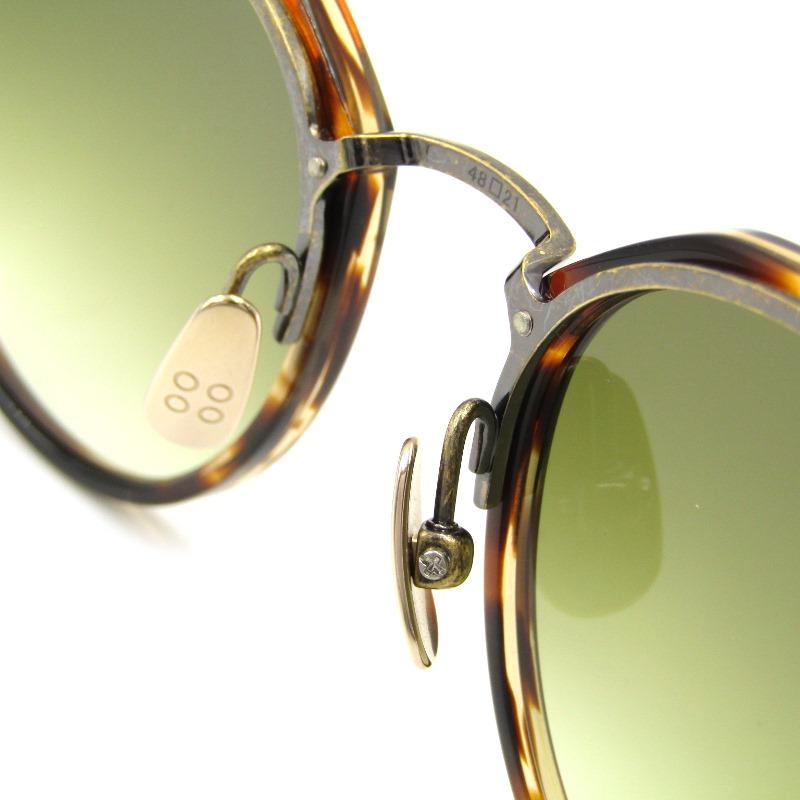 未使用 YELLOWS PLUS イエローズプラス サングラス STUART スチュアート クラウンパント 日本製 530 デミブラウン/A ...