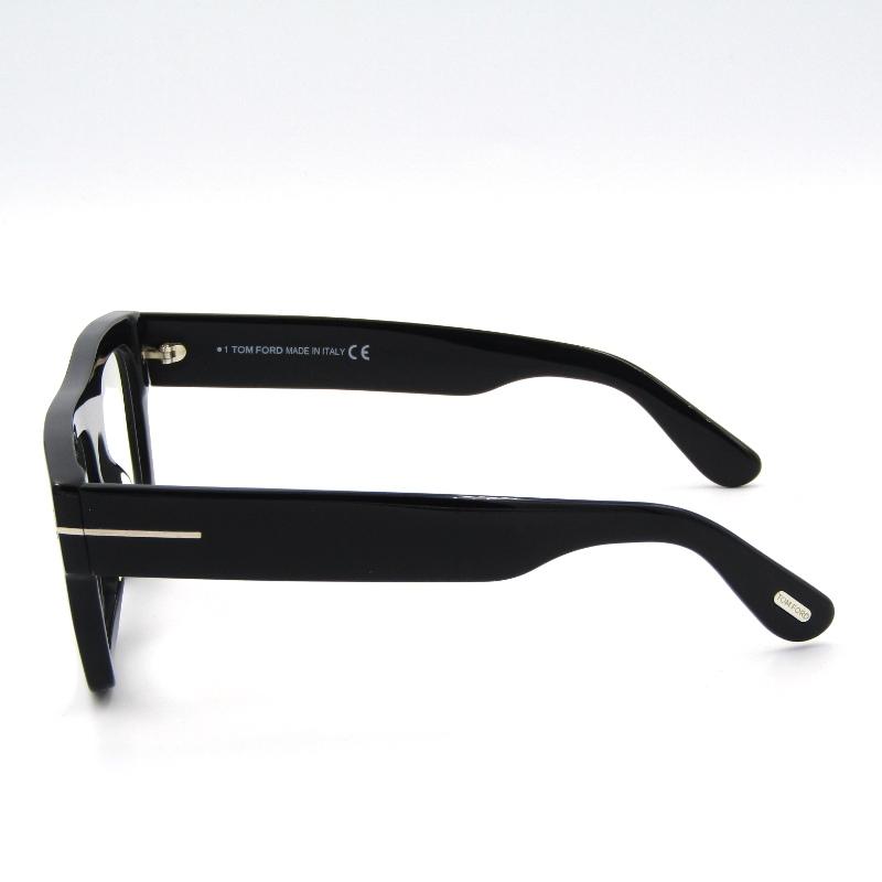 TOM FORD 美品 トムフォード メガネフレーム TF5634-B 001 ウェリントン USフィット イタリア製 ブラック 黒 ...