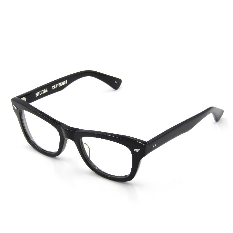 EFFECTOR 美品 エフェクター サングラス CONTORTION コントーション ウェリントン 6mm生地 日本製 ブラック 黒 50016956 : クラシック - 通販 ...