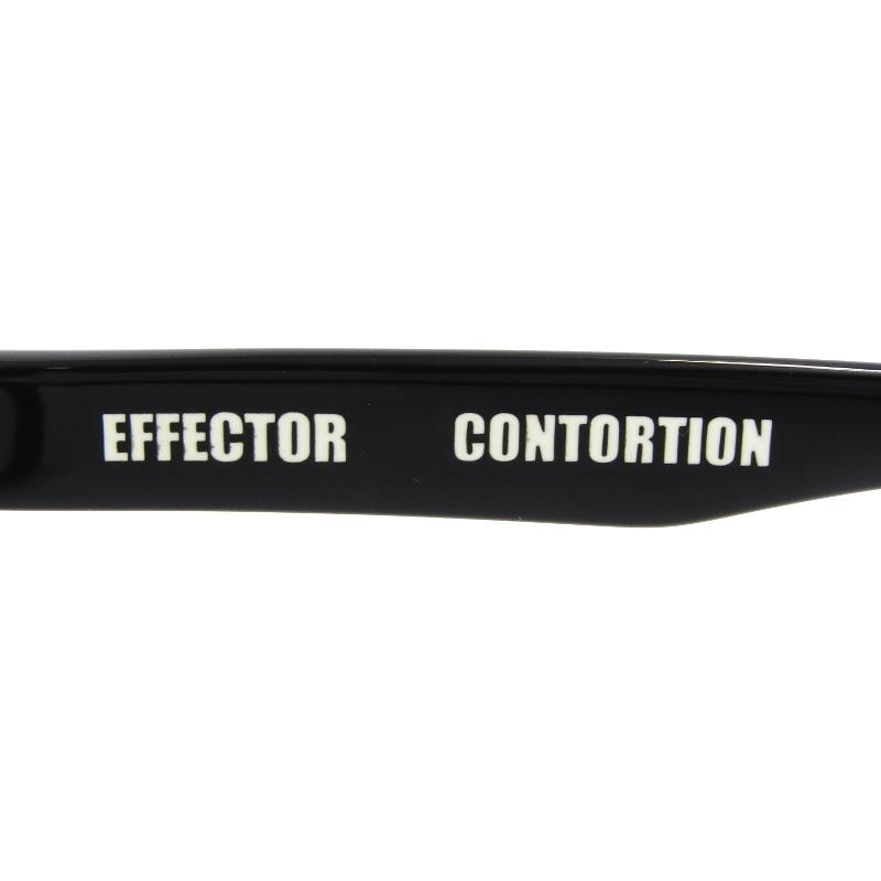 EFFECTOR 美品 エフェクター サングラス CONTORTION コントーション ウェリントン 6mm生地 日本製 ブラック 黒 50016956 : クラシック - 通販 ...