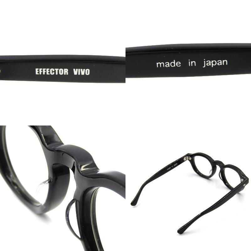 EFFECTOR 未使用 エフェクター サングラス VIVO ヴィーヴォ ボストン 8mm生地 日本製 ブラック 黒 50016981 : クラシック - 通販 - Yahoo!ショッピング