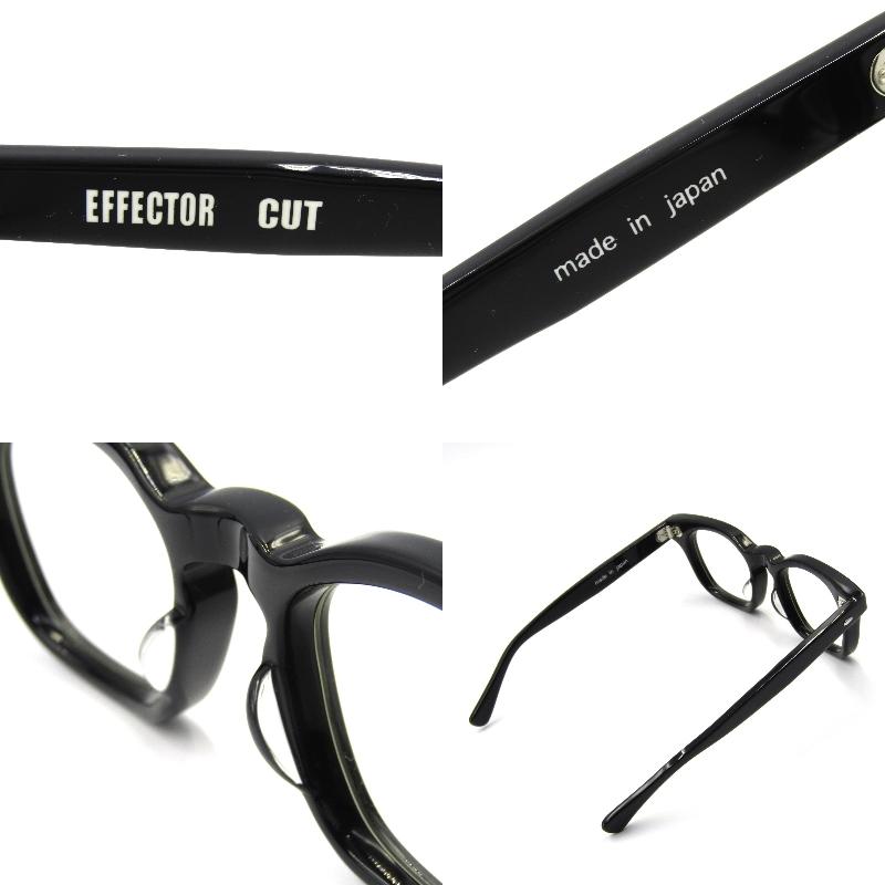 EFFECTOR 未使用 エフェクター サングラス CUT カット ウェリントン 8mm生地 日本製 ブラック 黒 50016985 : クラシック - 通販 - Yahoo!ショッピング
