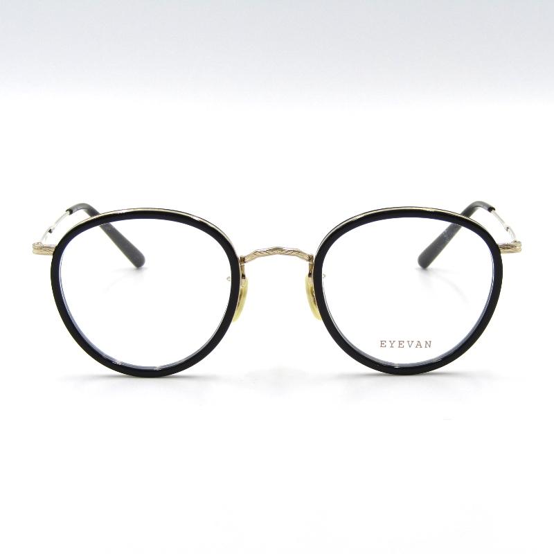美品 EYEVAN アイヴァン メガネフレーム E-0509 47 ボストン インナーリム 日本製 PBK/G ピアノブラック/ゴールド 50017003 : クラシック - 通販 ...