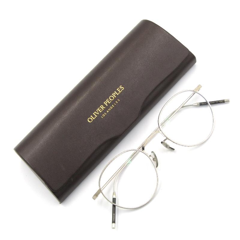 美品 OLIVER PEOPLES L.A. オリバーピープルズ メガネフレーム OV1274T 5254 TK-1 匠 TAKUMI ボストン 日本製 Bushed Silver ...
