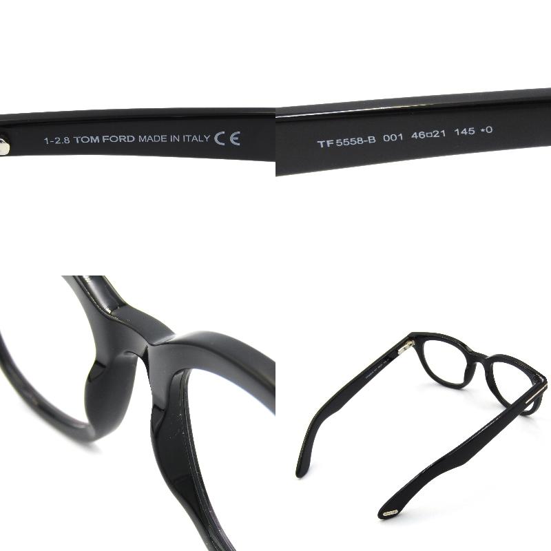 TOM FORD トムフォード メガネフレーム TF5558-B 001 ウェリントン イタリア製 USFIT ブラック 黒 50017115 ...