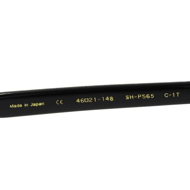 美品 BJ CLASSIC COLLECTION BJクラシック メガネフレーム SHINBARI SH-P565 スクエア セルロイド 芯張り 日本製 C-1T ブラック 50017247 ...