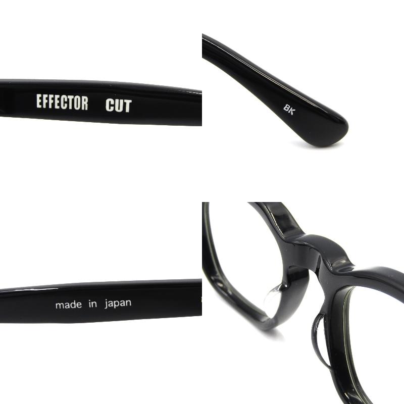 EFFECTOR 未使用 エフェクター サングラス CUT カット ウェリントン 8mm生地 日本製 ブラック 黒 50017263 : クラシック - 通販 - Yahoo!ショッピング