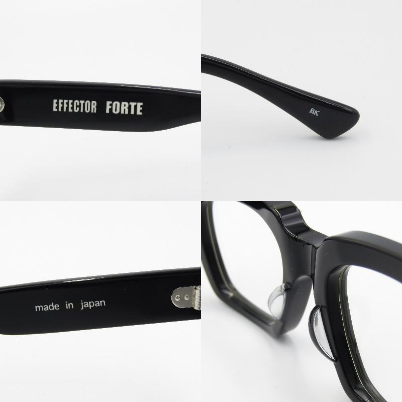 未使用 EFFECTOR エフェクター サングラス FORTE フォルテ スクエア 8mm生地 日本製 ブラック 黒 50017327 : 50017327 : クラシック - 通販 ...