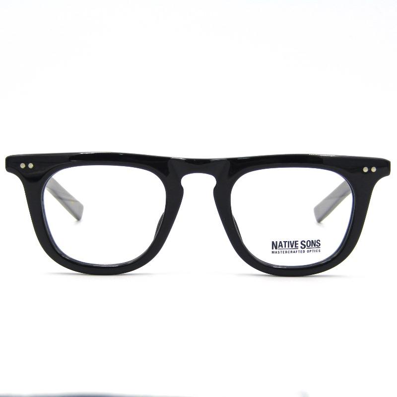 未使用 NATIVE SONS ネイティブサンズ メガネフレーム Fillmore PL-060E フィルモア ウェリントン 日本製 ブラック 黒 50017351 : クラシック - 通販 ...
