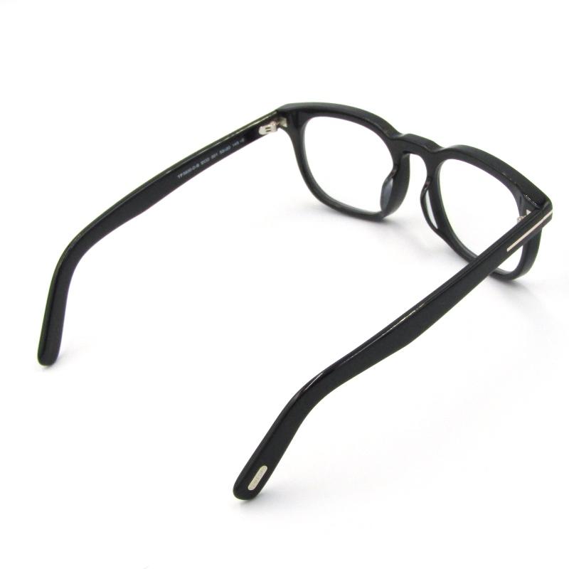 美品 TOM FORD トムフォード メガネフレーム TF5930-D-B ECO 001 スクエア 日本企画 イタリア製 ブラック/ゴールド ...