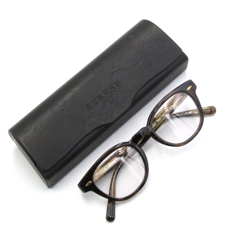 美品 EYEVAN アイヴァン メガネフレーム Webb 47 ウェブ ボスリントン 日本製 OLB オリーブバンブー 50017580 : クラシック - 通販 - Yahoo!ショッピング