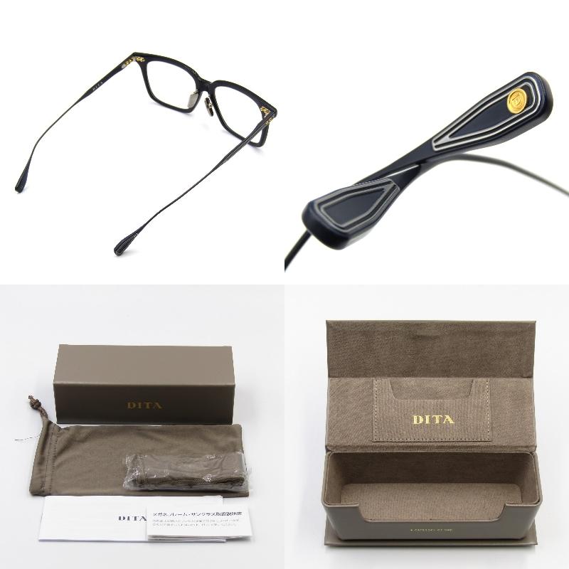 Dita 美品 DITA ディータ メガネフレーム ARINU DTX433-A-02 アリヌ ウェリントン 日本製 コンビ ネイビー 50017659 : クラシック - 通販 ...