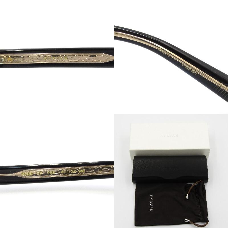 未使用 EYEVAN アイヴァン メガネフレーム Webb-CP 47 ウェブ ボスリントン 日本製 PBK ピアノブラック 50017751 : クラシック - 通販 - Yahoo!ショッピング