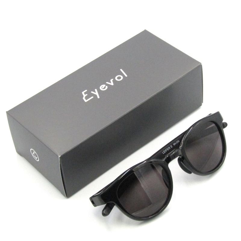 未使用 Eyevol アイヴォル サングラス LEIFER III 47 BK-DG-DK.GRY レイファー3 日本製 ブラック/ダークグレー 50017764 : クラシック - 通販 ...
