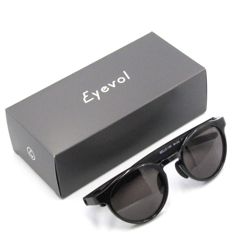 未使用 Eyevol アイヴォル サングラス BELLO 49 BK-DG-DK.GRY ベロ ボストン 日本製 ブラック/ダークグレー 50017778 : クラシック - 通販 ...