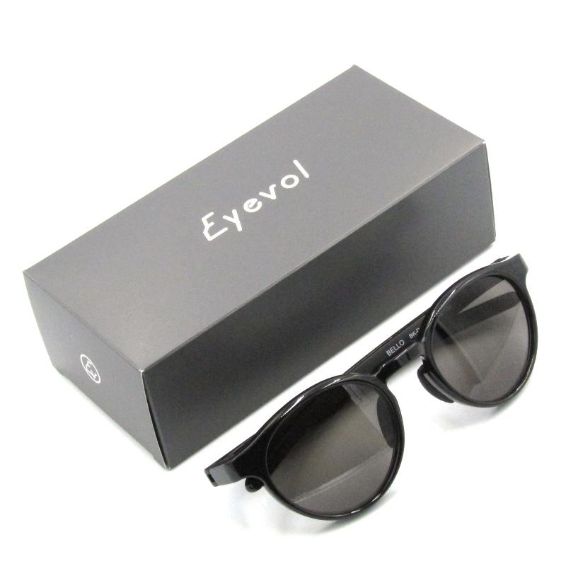 未使用 Eyevol アイヴォル サングラス BELLO 49 BK-DG-DK.GRY ベロ ボストン 日本製 ブラック/ダークグレー 50017788 : クラシック - 通販 ...