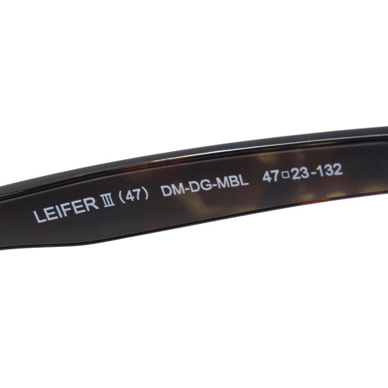 未使用 Eyevol アイヴォル サングラス LEIFER III 47 DM-DG-MBL レイファー3 ボスリントン 日本製 デミブラウン/ダークグレー 50017896 : クラシック ...