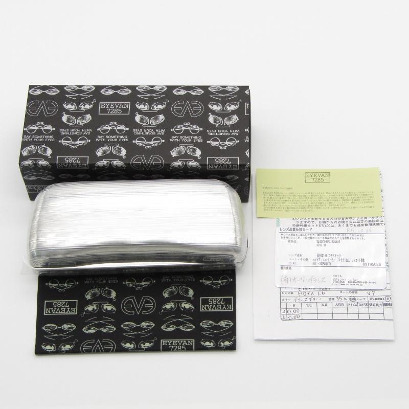 美品 EYEVAN7285 アイヴァン7285 サングラス MODEL.352 ウェリントン 日本製 ワイドテンプル カラーレンズ 307 クリア 50017957 : クラシック - 通販 ...