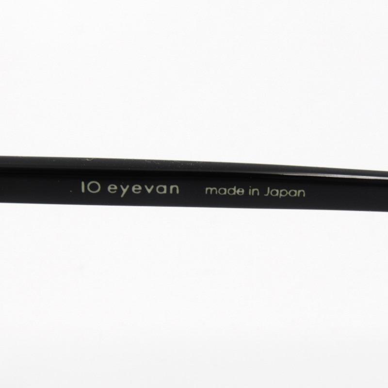 未使用 10eyevan テンアイヴァン メガネフレーム No.6 III 44 パント セルロイド 日本製 2008S ブラック/ブラウンハーフ 50017980 : クラシック - 通販 ...