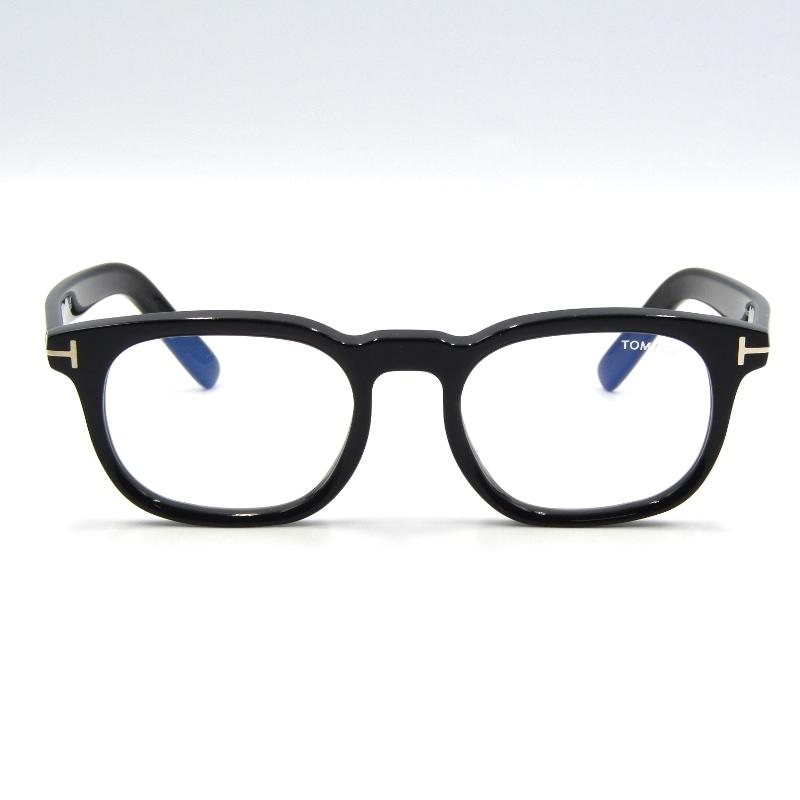 TOM FORD 美品 トムフォード メガネフレーム TF5930-D-B スクエア/オーバル 日本企画 イタリア製 001 ブラック ...