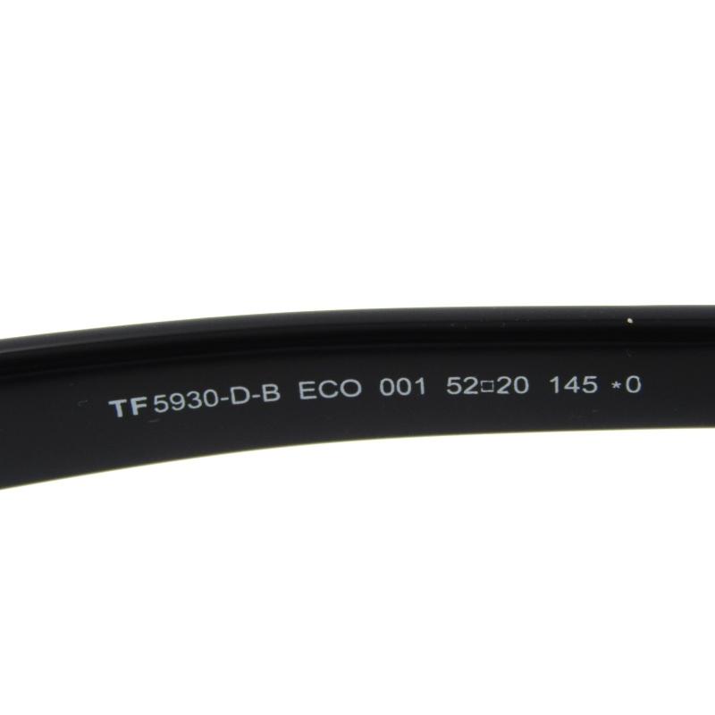 美品 TOM FORD トムフォード メガネフレーム TF5930-D-B スクエア/オーバル 日本企画 イタリア製 001 ブラック ...