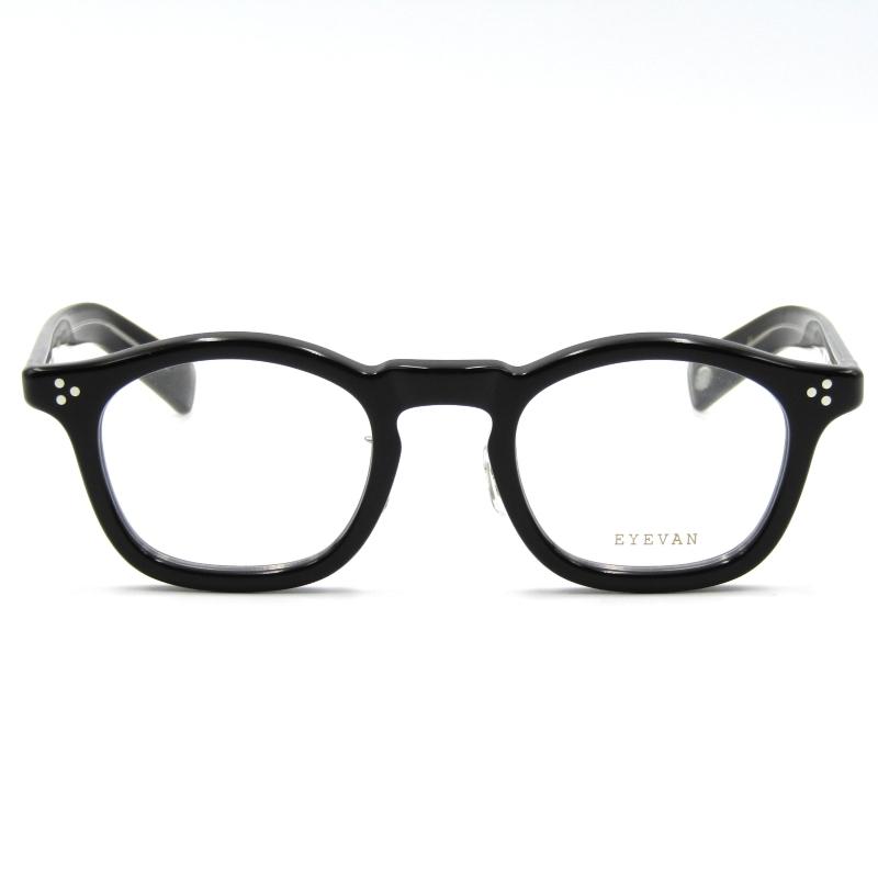 未使用 EYEVAN アイヴァン メガネフレーム Sadler CP 47 サドラー ボスリントン 日本製 PBK/S ピアノブラック/シルバー 50018729 : 50018729 ...