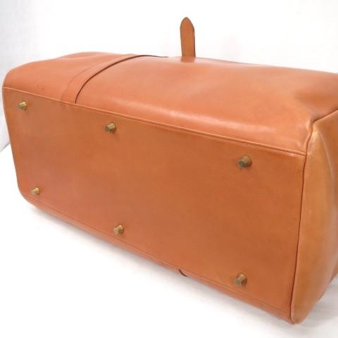 FREE HAND フリーハンド ボストンバッグ G-440 レザー ピッグスウェード 内装 キャメル バッグ 鞄 中古 60003972 ...