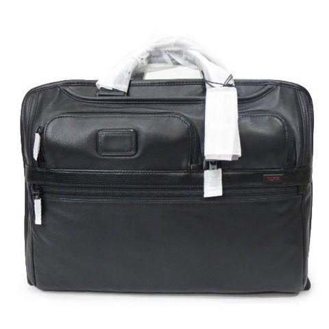 未使用 TUMI トゥミ ブリーフケース ALPHA2 96114D2 2WAY レザー ビジネスバッグ ショルダーバッグ ブラック 黒 ...