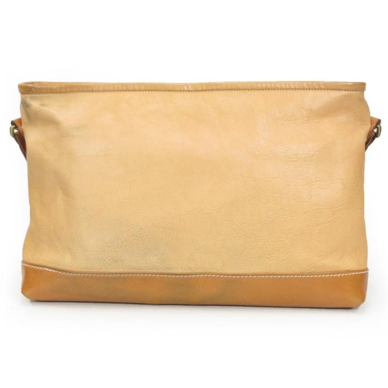 TENJIN WORKS 天神ワークス ショルダーバッグ SP02 ショルダーポーチ 天ファスナー 横型 A4対応 ネイビー 紺 レザー バッグ 鞄 中古 60004907 : クラシック ...