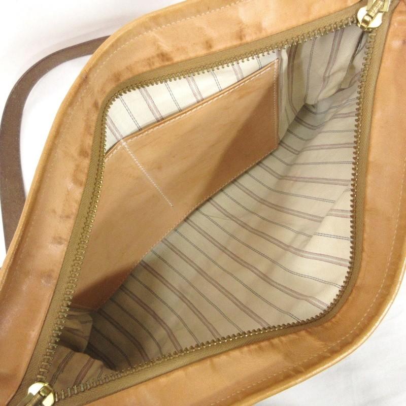 TENJIN WORKS 天神ワークス ショルダーバッグ SP02 ショルダーポーチ 天ファスナー 横型 A4対応 ネイビー 紺 レザー バッグ 鞄 中古 60004907 : クラシック ...