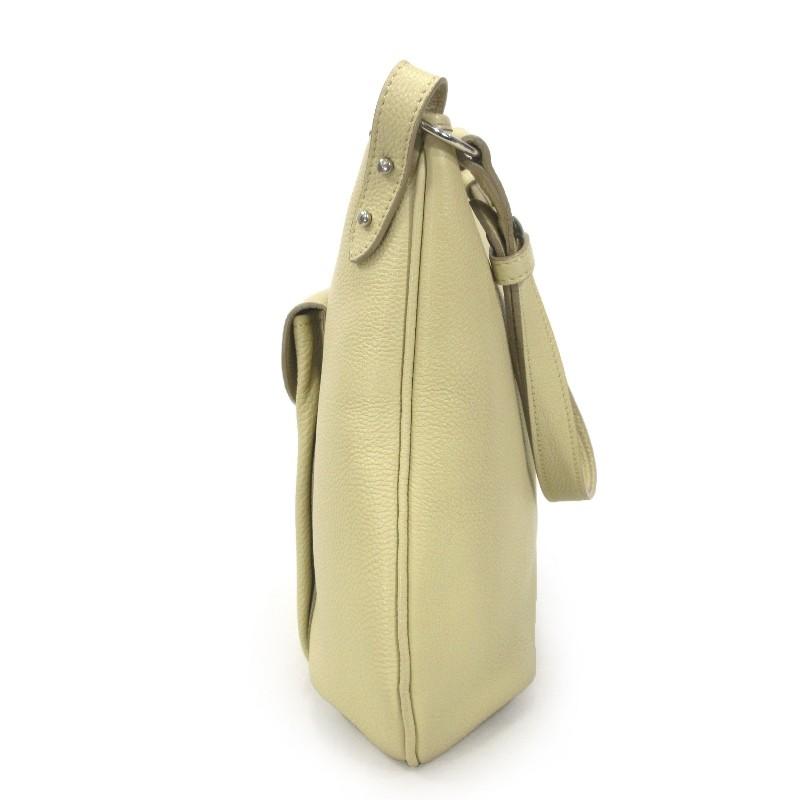 Le Bonheur ルボナー ショルダーバッグ フェルディ 2WAY シュランケンカーフ レザー ハンドバッグ エッグシェル バッグ 鞄 ...