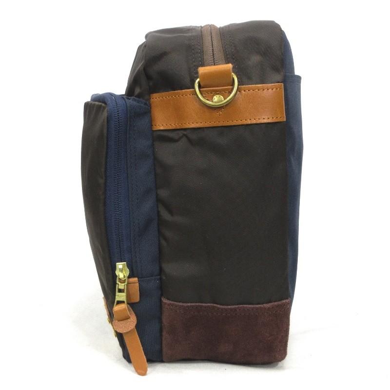 良品 Master Piece マスターピース ショルダーバッグ CUBE キューブ 02772 茶 紺 コーデュラナイロン バッグ 鞄 中古 ...