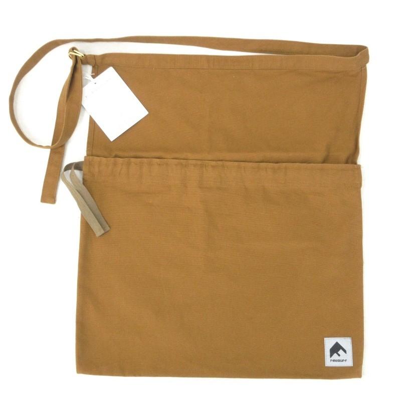 未使用 FLAGSTUFF フラッグスタッフ エプロン 18SS-FS-68 Mt Logo Aplon ブラウン 茶 コットン キャンバス メンズ 小物 中古 60005298 ...