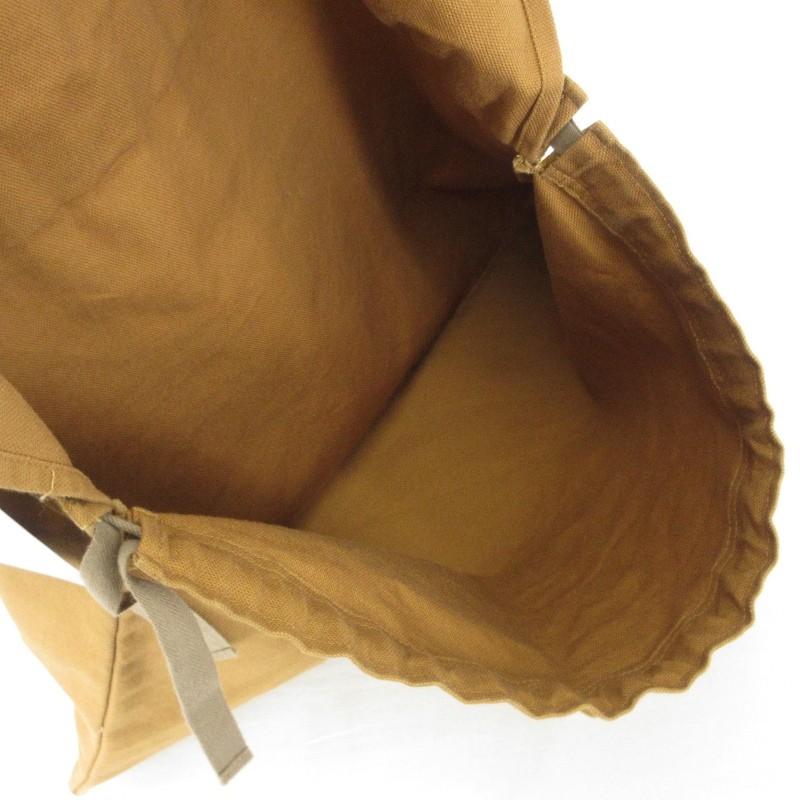 未使用 FLAGSTUFF フラッグスタッフ エプロン 18SS-FS-68 Mt Logo Aplon ブラウン 茶 コットン キャンバス メンズ 小物 中古 60005298 : ...