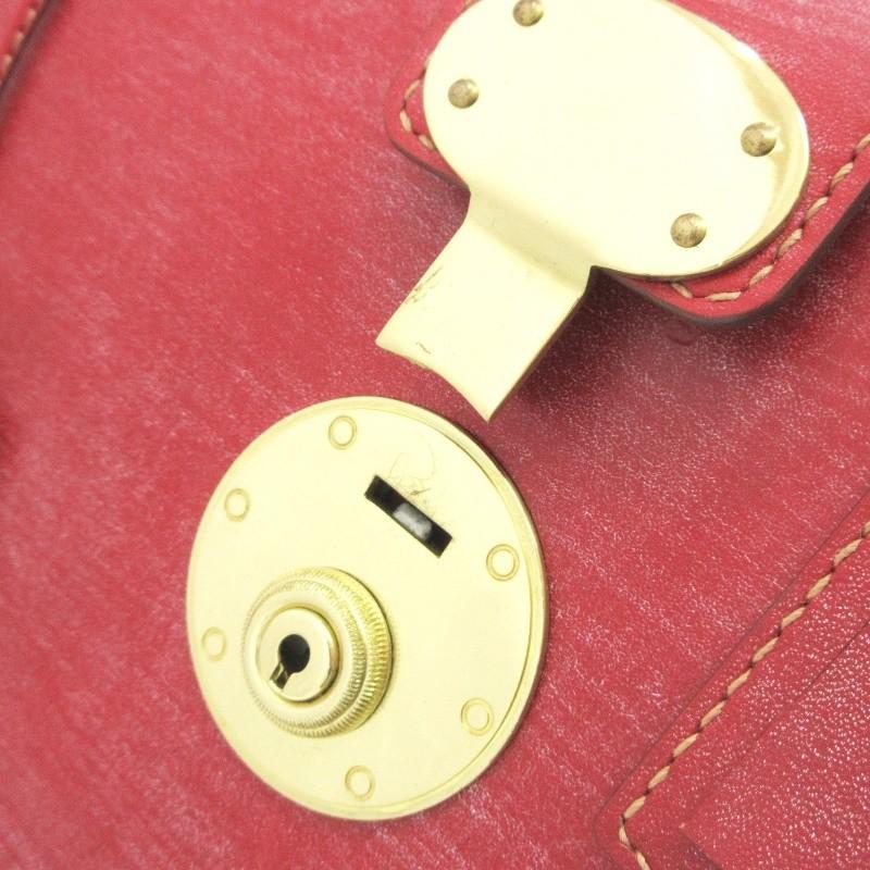 美品 かばん工房エンドウ ダレスバッグ ビジネスバッグ ドクターバッグ レッド 赤 ブライドルレザー バッグ 鞄 中古 60005709 ...