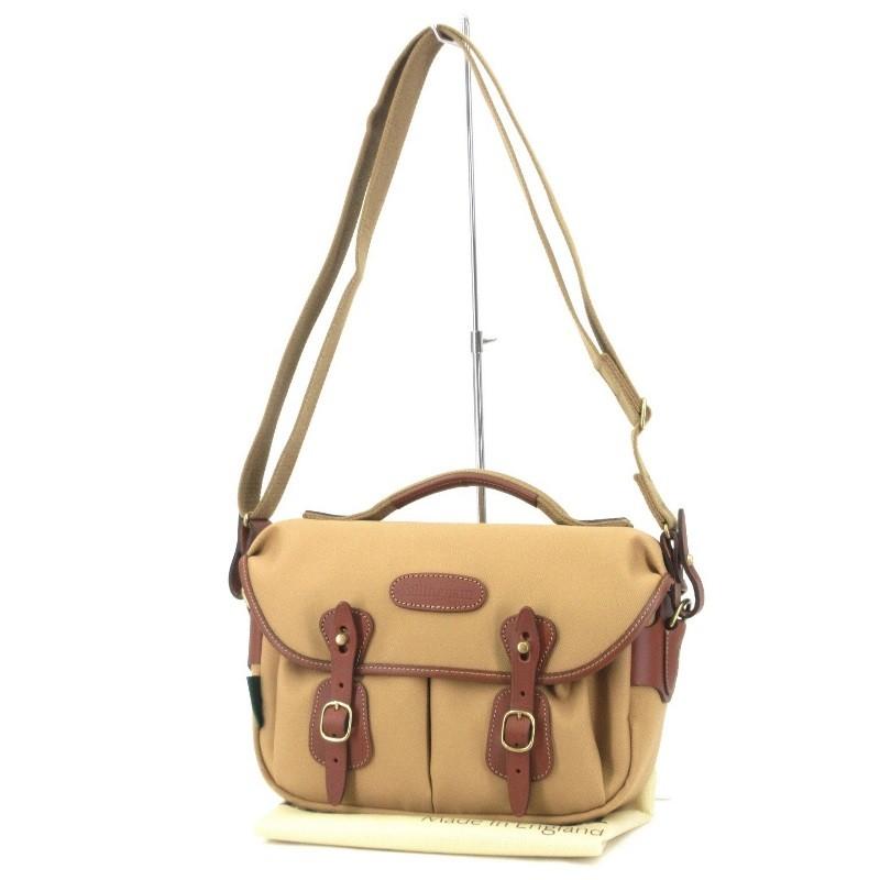 未使用 Billingham ビリンガム カメラバッグ ハドレースモールプロ ショルダーバッグ カーキ キャンバス レザー バッグ 鞄 中古 ...